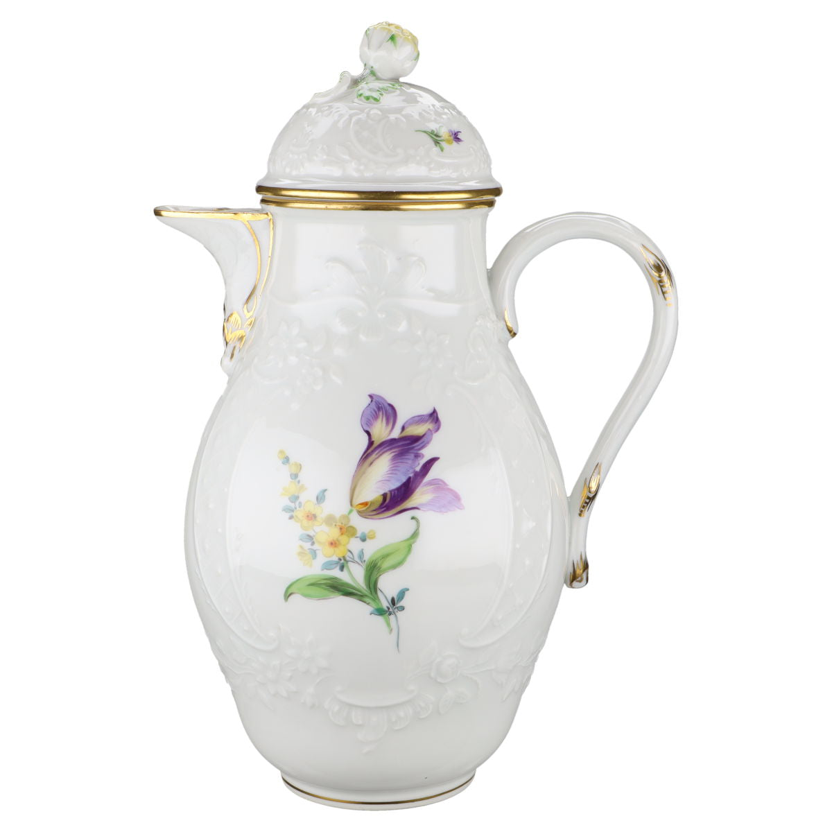 Mokkakanne Kaffeekanne klein mit Mangel kaufen | Meissen Bunte Blume II ...