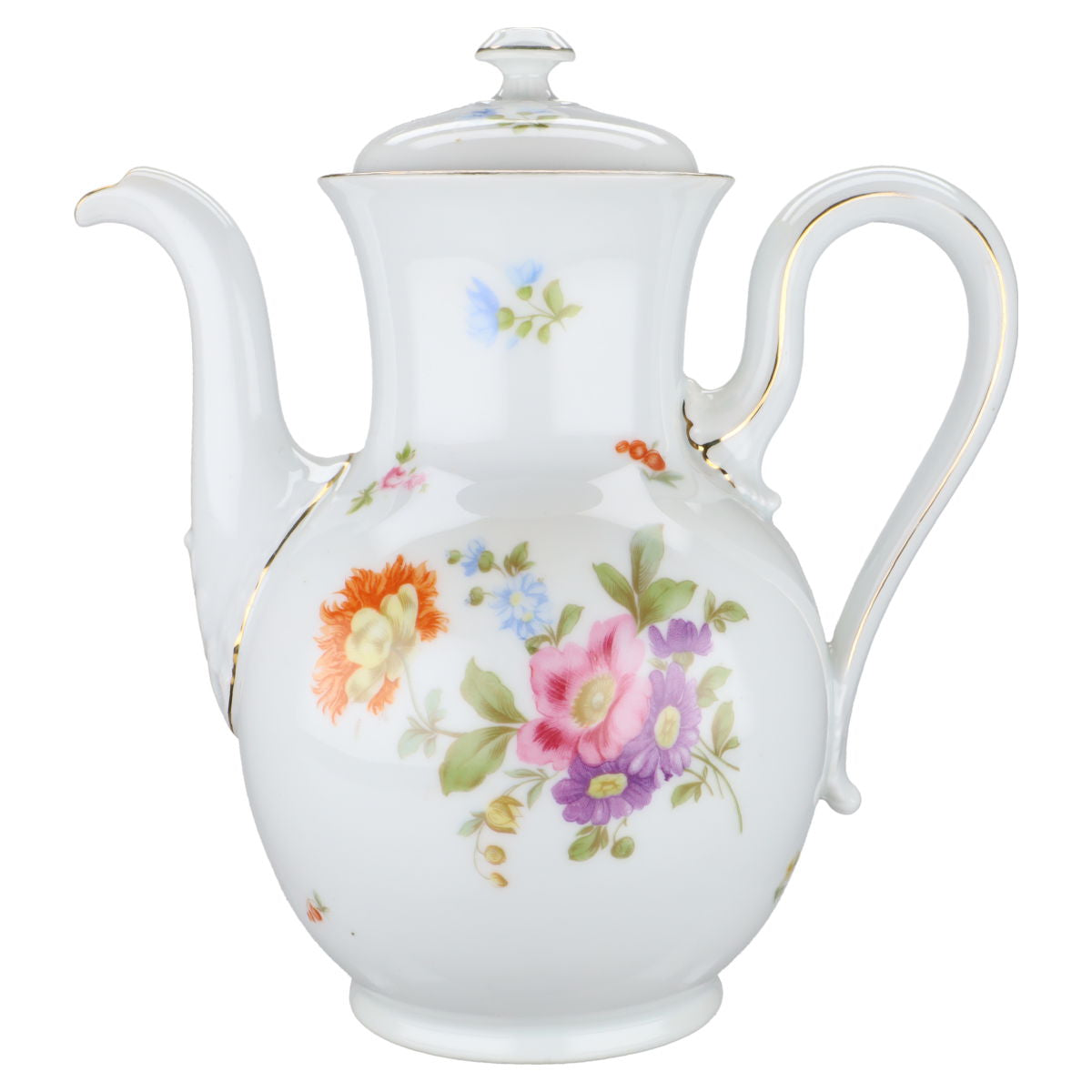 Kaffeekanne groß - Rosenthal Balmoral Deutsche Blume bunt online ...