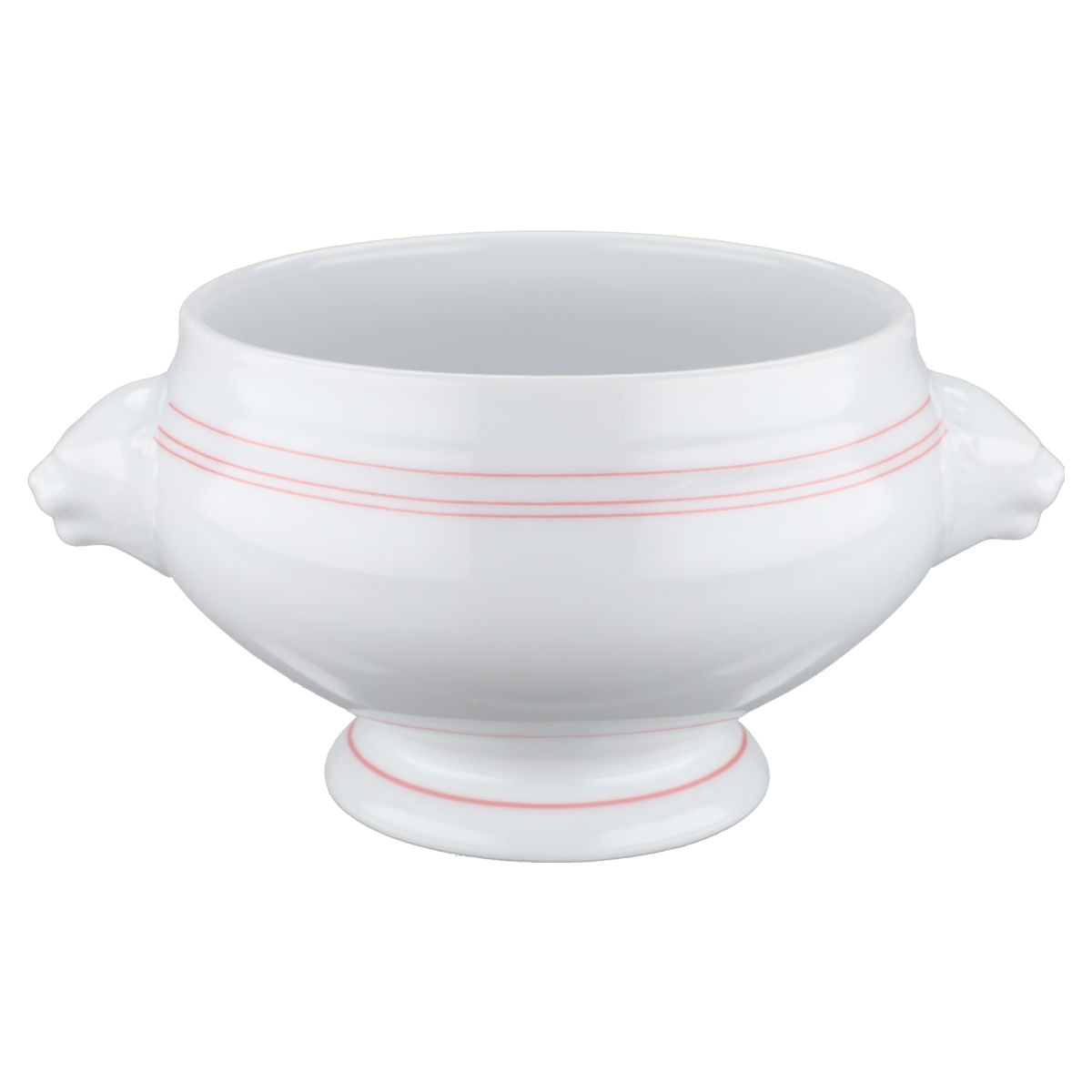 Löwenkopfterrine 0,5 ltr. - Seltmann Weiden Compact Roter Rand 29088 ...